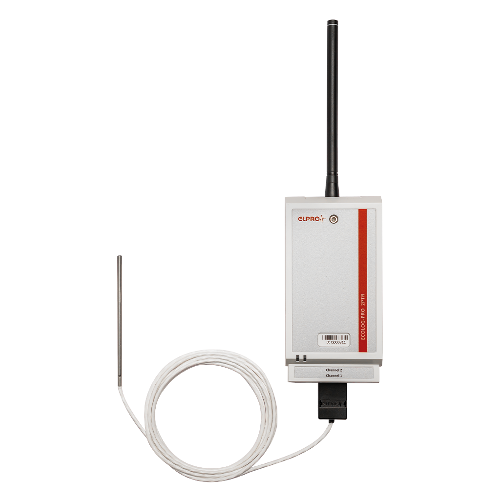 ECOLOG-PRO 2PTR with external Pt100 4-wire probe – ELPRO Online Shop EU